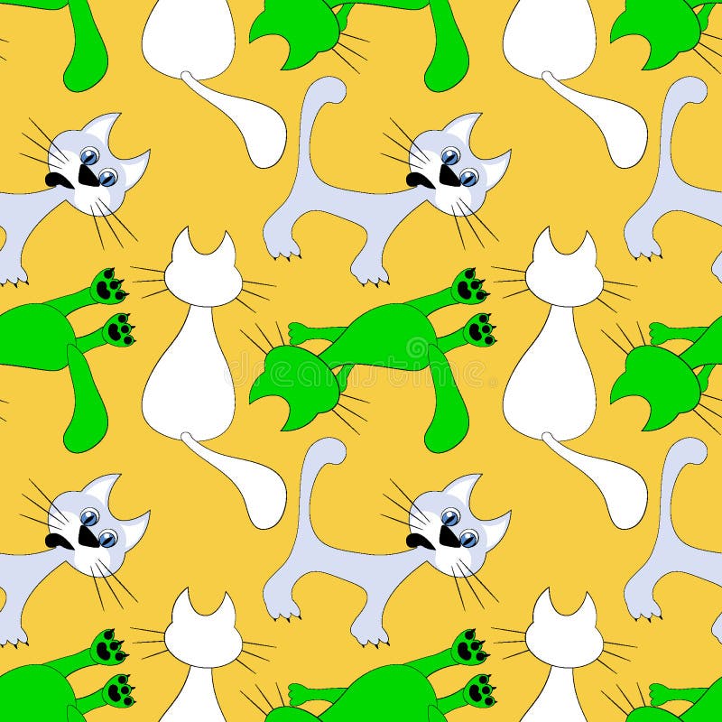 Seamless Pattern, Endless Texture on a Square Background - Stylized ...