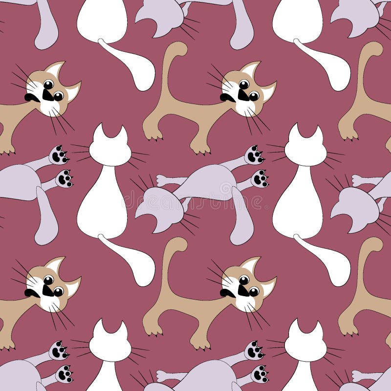 Seamless Pattern, Endless Texture on a Square Background - Stylized ...