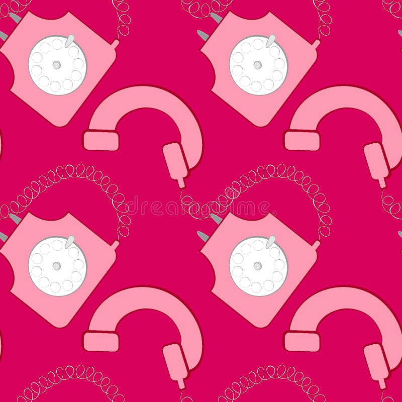 Stylized Rare Disc Phones - Graphics. Communication, Conversation ...