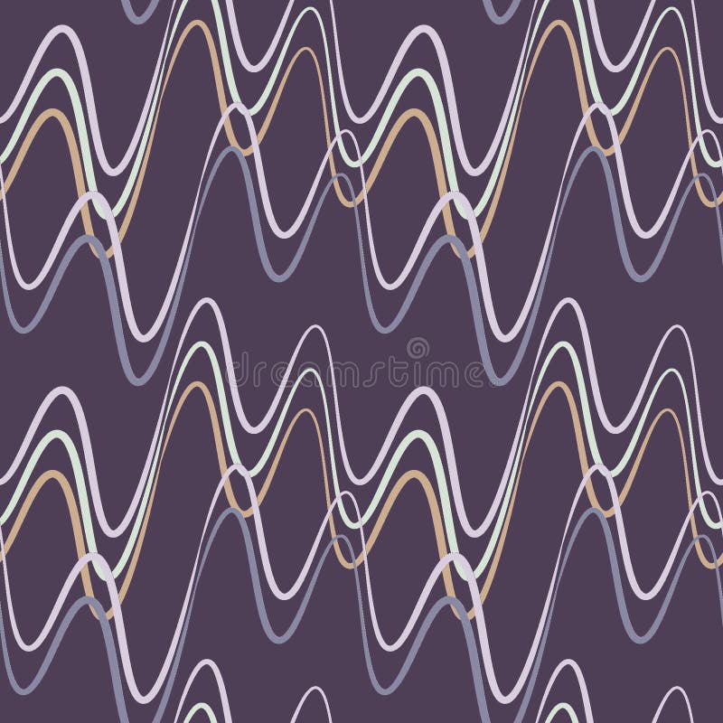 Sound Waves Seamless Pattern Wallpaper Stock Illustrations – 368 Sound ...