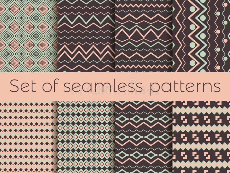Seamless Pattern in Ethnic Style. Tribal Seamless Texture, Style Hippie ...