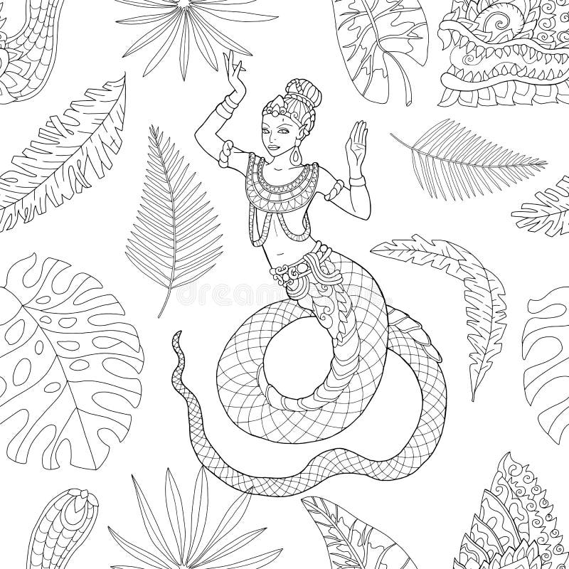 Yuk Thailand Monster Red Angry Stock Vector - Illustration of angry ...