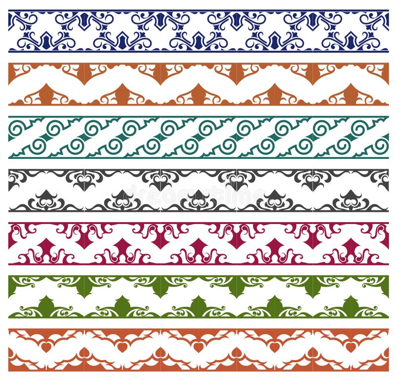 Seamless Pattern.ethnic Traditional.frame Vector.border Certificate ...