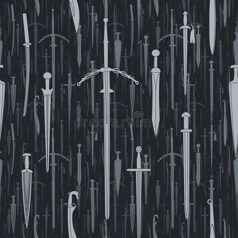 Grayscale Swords Stock Illustrations – 6 Grayscale Swords Stock ...