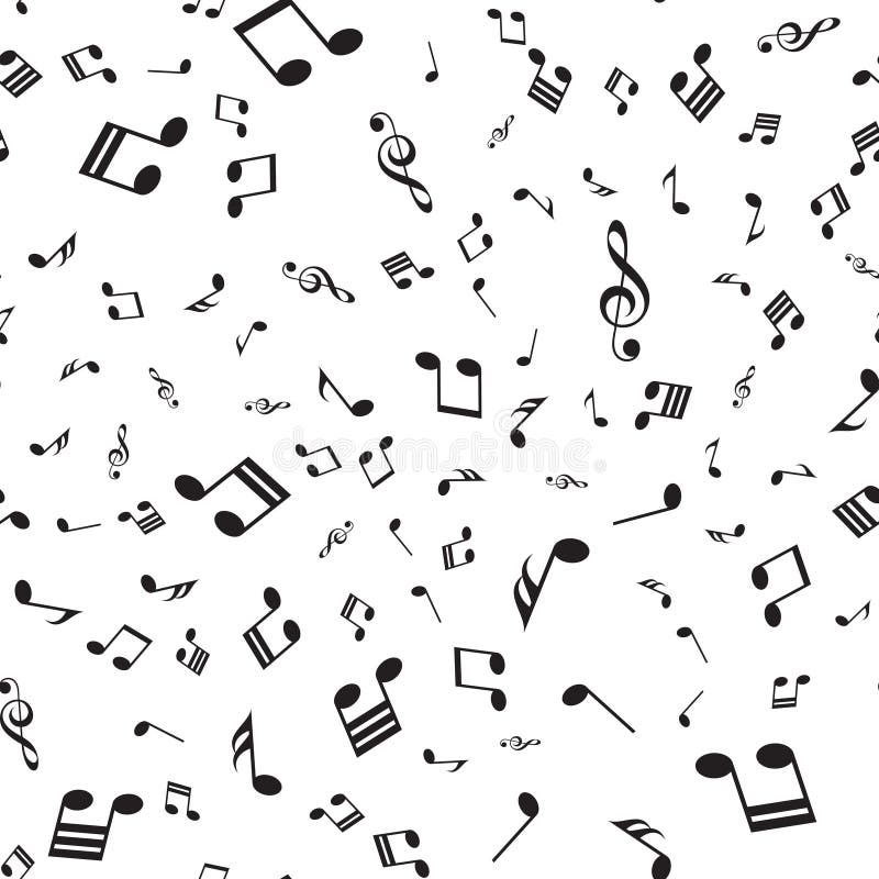 Music notes with waves. stock vector. Illustration of element - 106030792