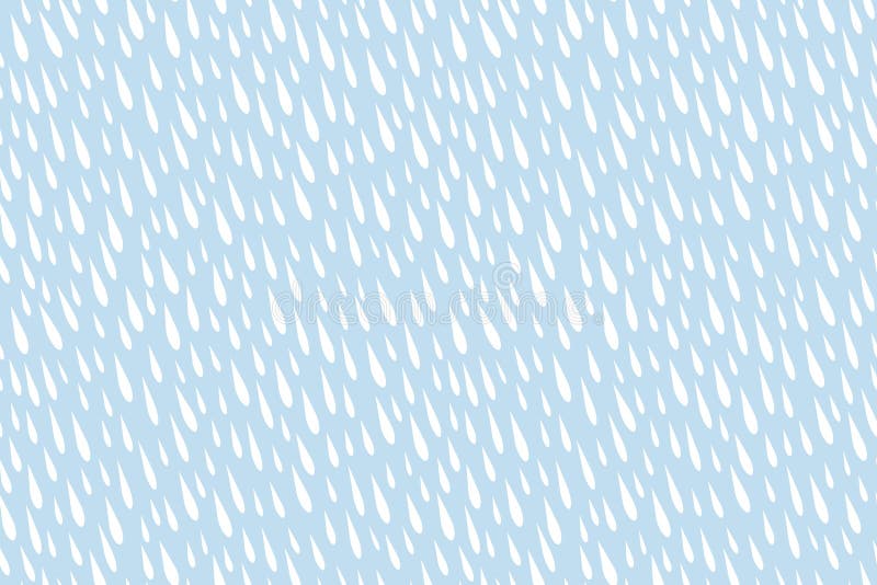 Seamless Pattern of Falling Water Drops Stock Vector - Illustration of ...