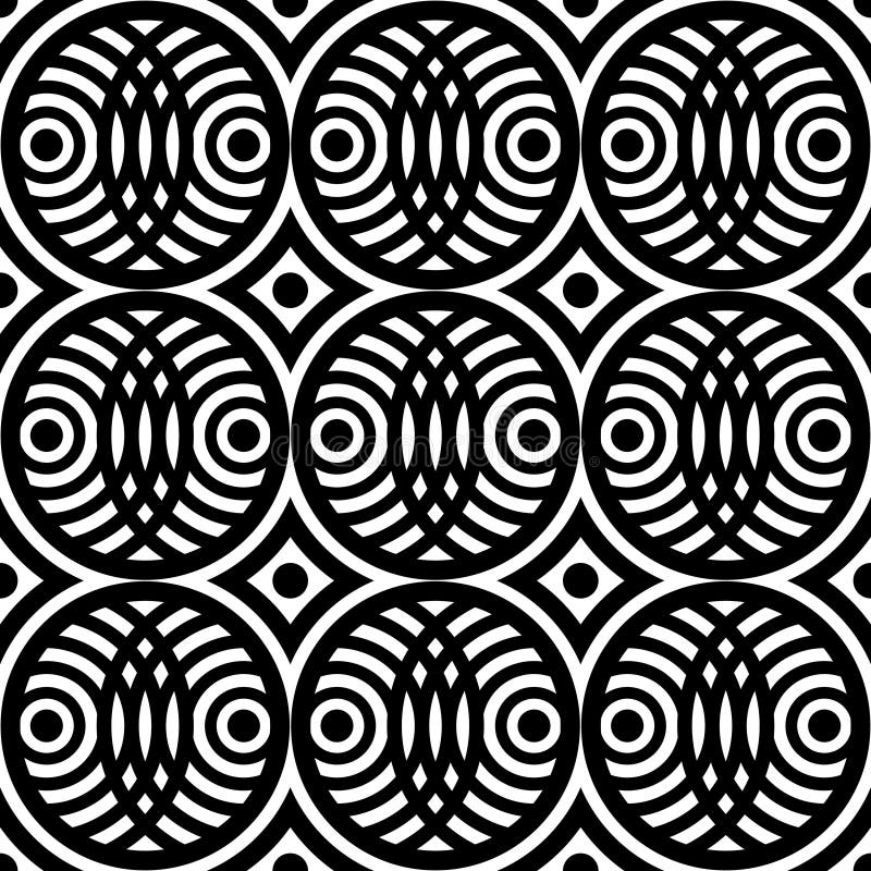 Seamless Pattern with Fancy Design. Stock Vector - Illustration of ...