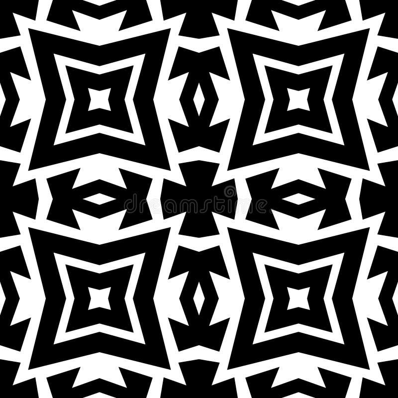 Seamless Pattern with Fancy Ornaments Over White Background Stock ...