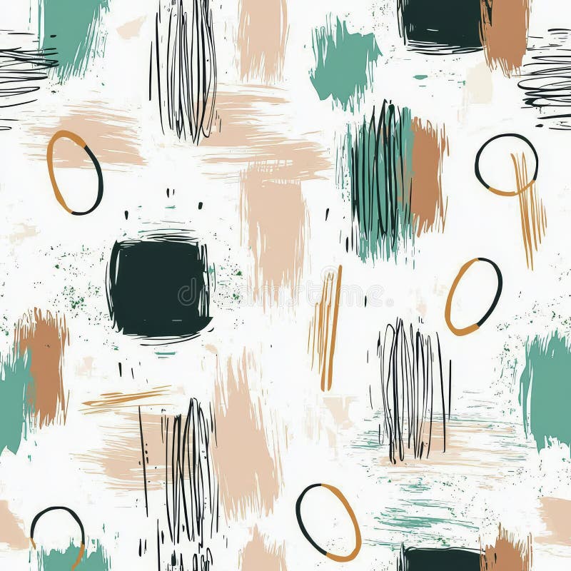 This Seamless Pattern Features Paint Marks, Traces, Smudges, and ...