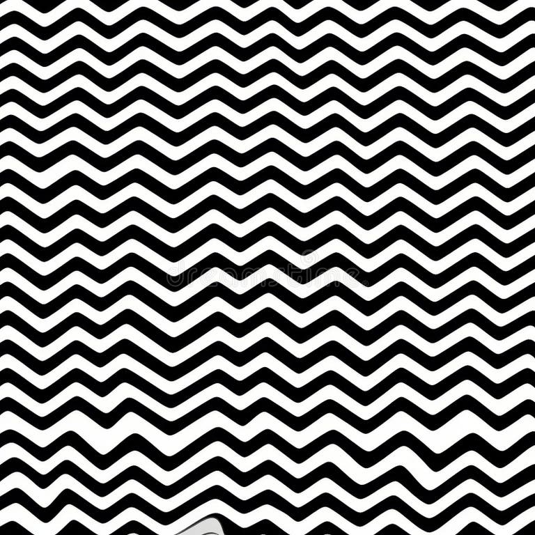 Seamless Pattern Featuring Geometric Waves. Elegant and Endless Texture ...