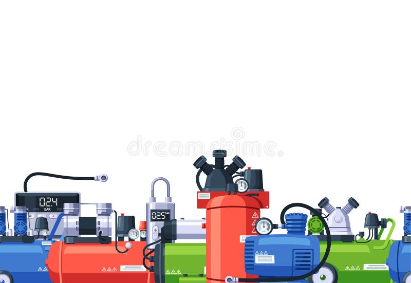 Industrial Compressors Stock Illustrations – 120 Industrial Compressors ...