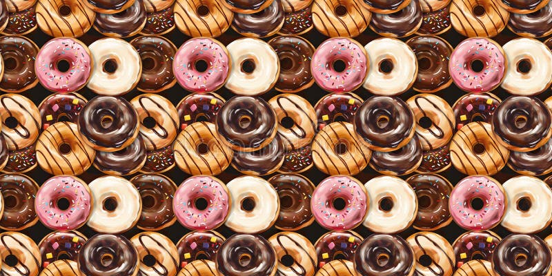 Seamless Backgrounds Donuts Stock Photos - Free & Royalty-Free Stock ...