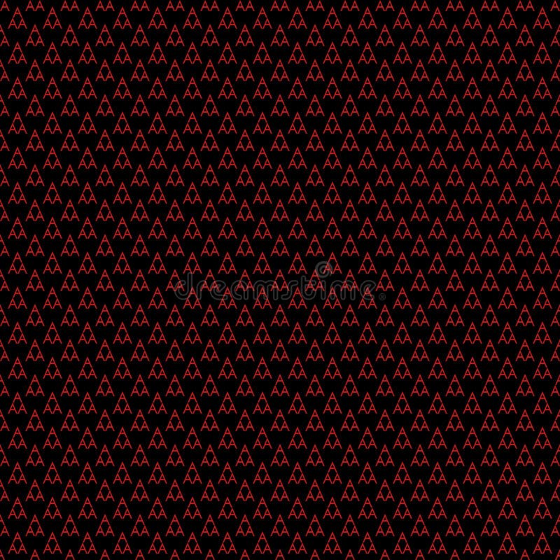Red Triangle Motifs Geometric Pattern on Black Backgroundm Stock ...
