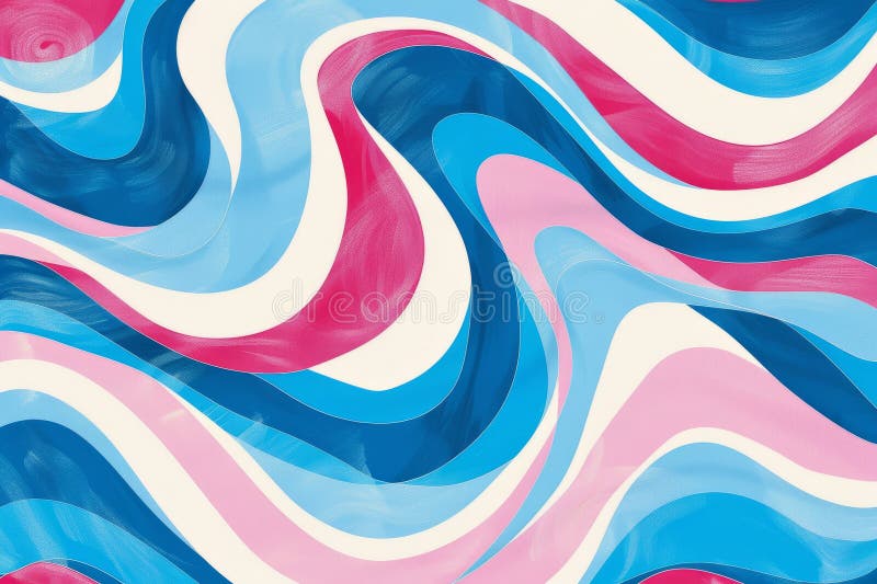 A Seamless Pattern Featuring the Transgender Pride Flag Colors--light ...