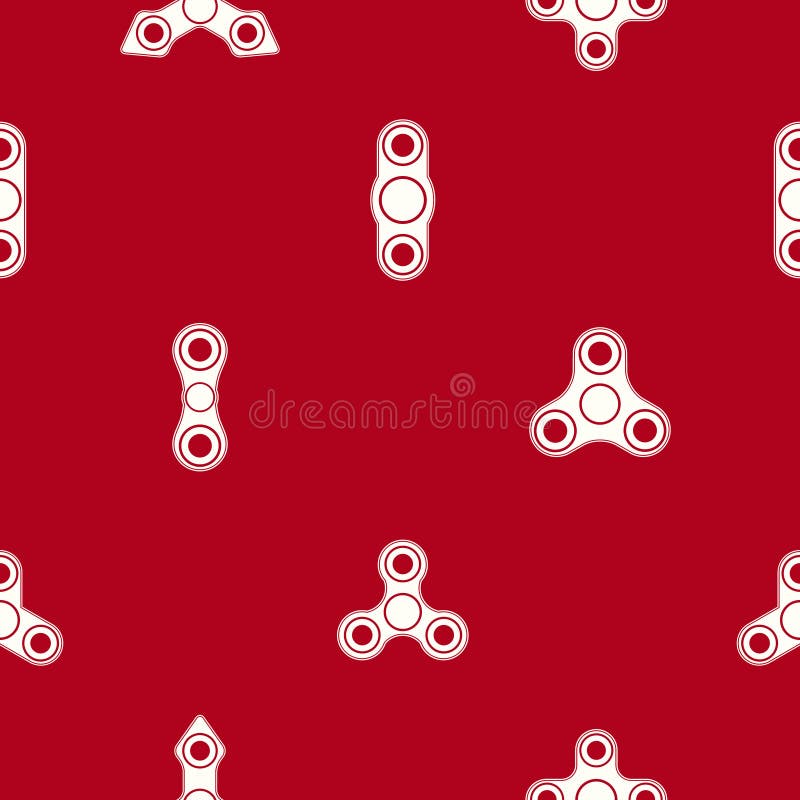 Seamless Pattern with Fidget Spinners Stock Vector - Illustration of ...