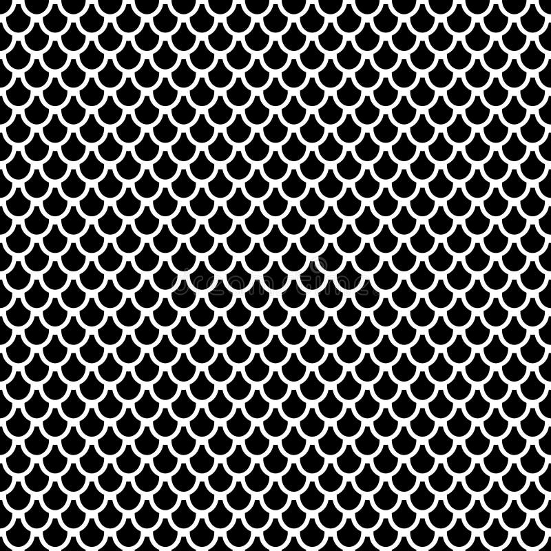 Seamless Pattern in Fish Scale Design Stock Vector - Illustration of ...