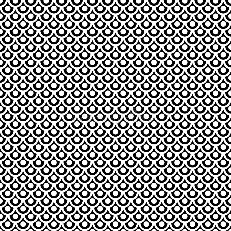 Seamless Pattern In Fish Scale Design Stock Vector - Illustration of ...