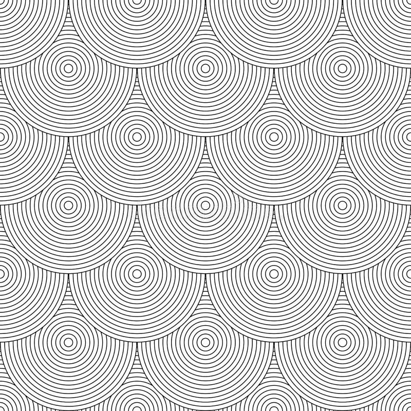 Fish Scale Seamless Textures Set. Stock Vector - Illustration of motif ...