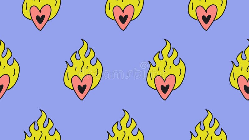 Flaming Heart Stock Illustrations – 3,088 Flaming Heart Stock ...
