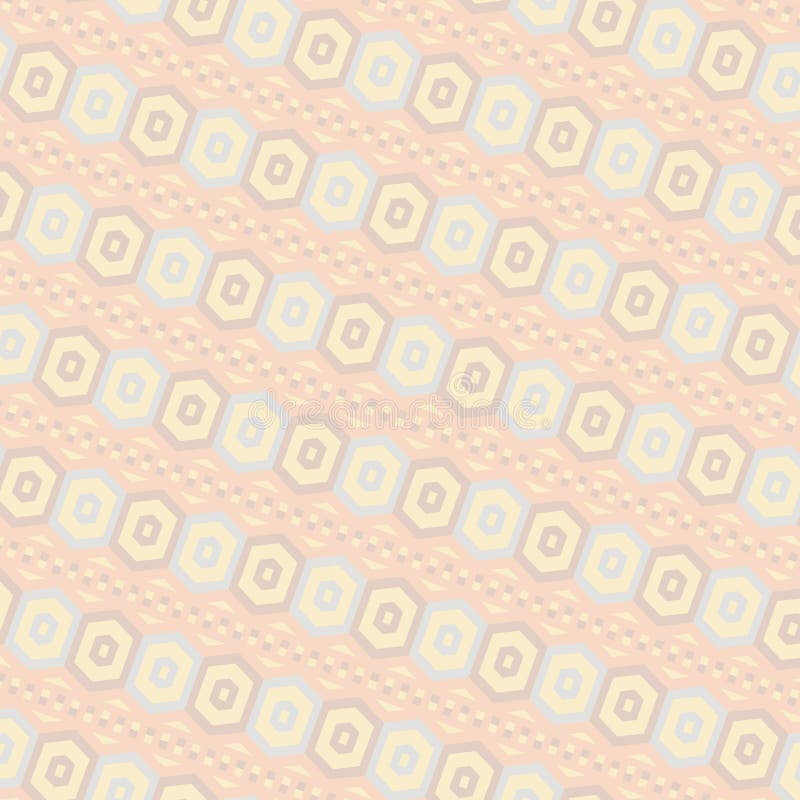 Pattern in Seamless Design, Unique Color Stock Illustration ...