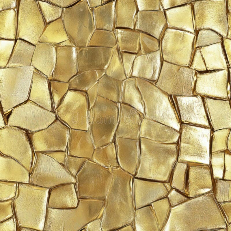 Seamless Pattern of a Flat Gold Texture Stock Illustration ...