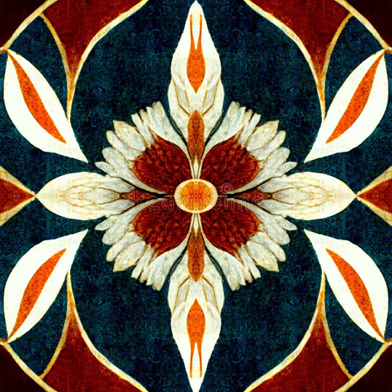 Seamless Pattern of Floral Chintz for Background Stock Illustration ...