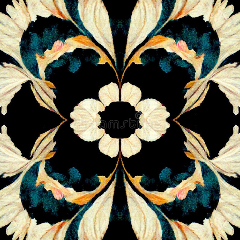 Seamless Chintz Floral Pattern, Traditional Indian Design for Wallpaper ...