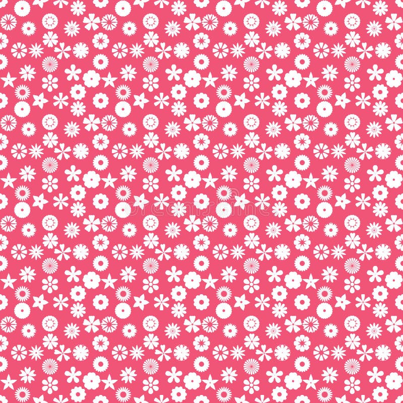 Seamless Pattern of Floral Motif Stock Vector - Illustration of drawn ...