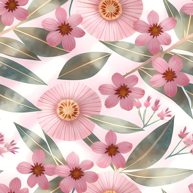 Floral Seamless Repeat Pattern Design Flowers for Textile Design Fabric ...