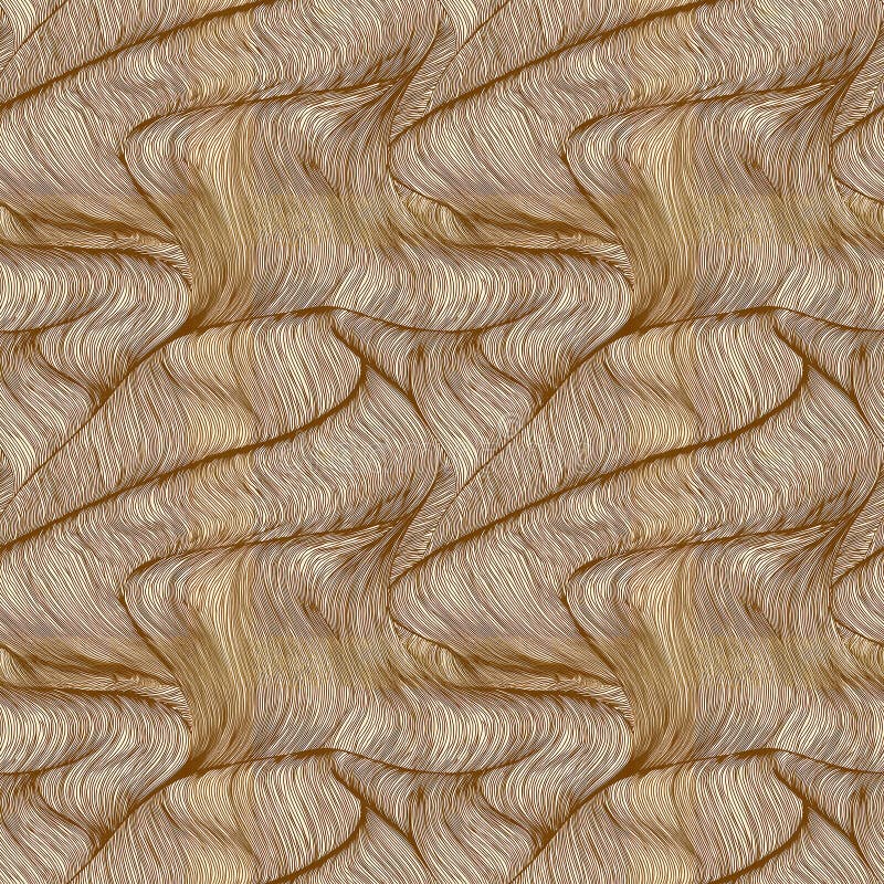 Abstract Beige Textile Pattern Featuring Flowing Textures and Waves ...