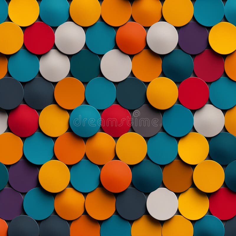 Seamless Pattern with Fluid Organic Shapes and Geometric Tessellation ...