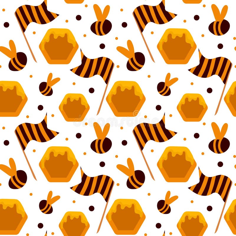 Flying Bees Pattern Stock Illustrations – 1,964 Flying Bees Pattern Stock Illustrations, Vectors ...
