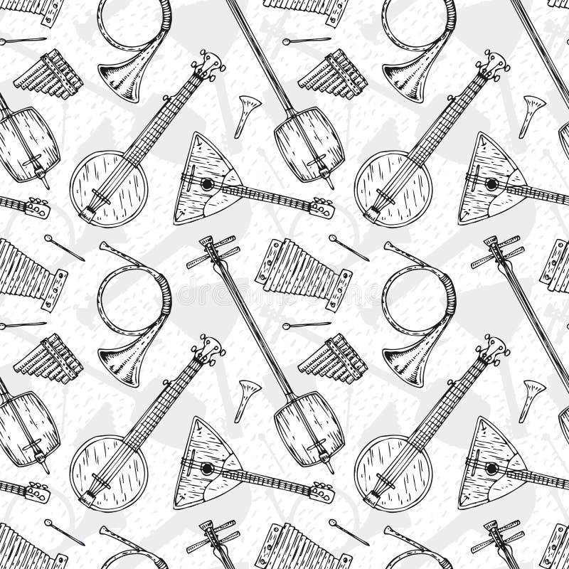 Irish Musical Instruments Stock Illustrations – 277 Irish Musical ...