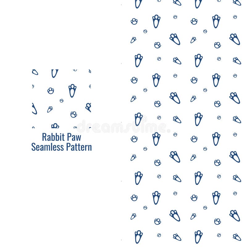 Clipart Of Cottontail Tracks