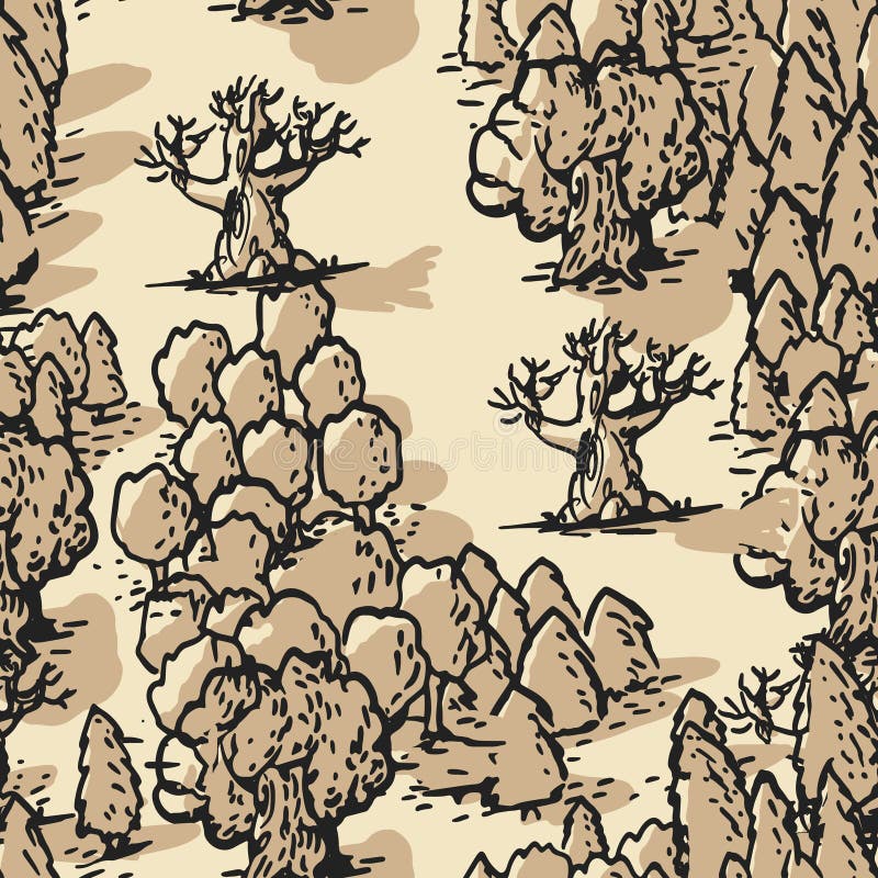 Top View of Park with Fountain Icon, Cartoon Style Stock Vector ...