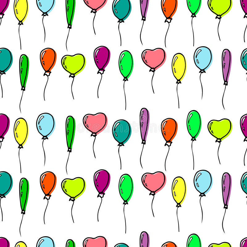 Cartoon Balloons Different Shapes Stock Illustrations – 329 Cartoon ...