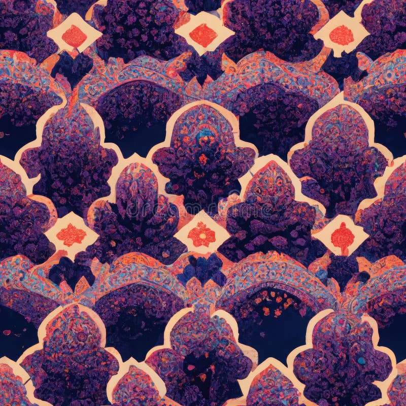 A Seamless Pattern with a Fresh and Unique Design Stock Image - Image ...