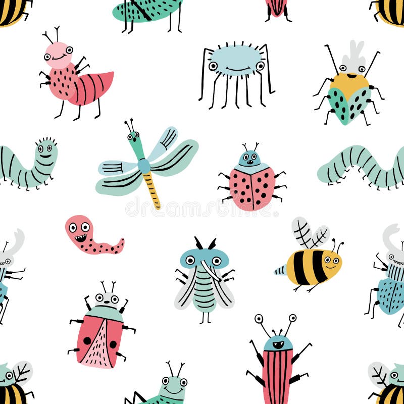 Funny Cartoon Insects Stock Illustrations – 4,742 Funny Cartoon Insects ...