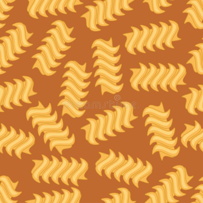 Seamless Pattern with Fusili - Vector Illustration Stock Vector ...