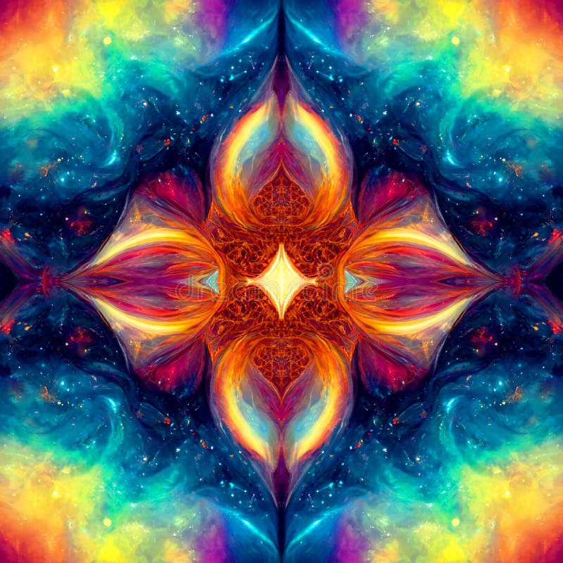 Seamless Pattern of Galaxy Nebula Space for Background Stock ...