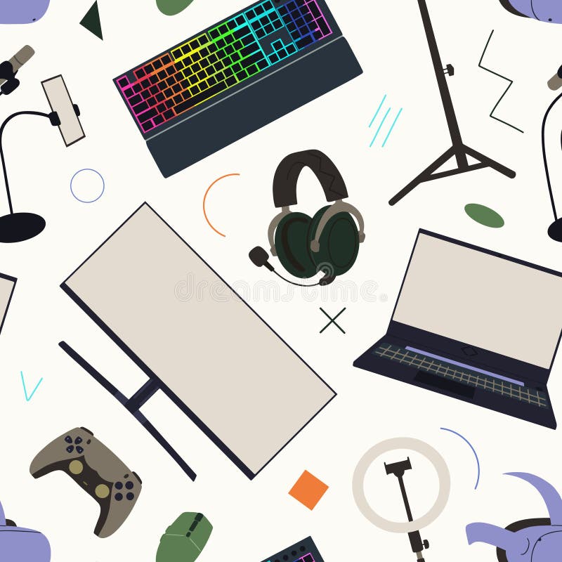 Professional Game Streamer Stock Illustrations – 892 Professional Game ...