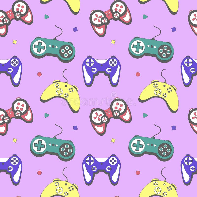Retro Controller Pattern Stock Illustrations – 1,108 Retro Controller ...