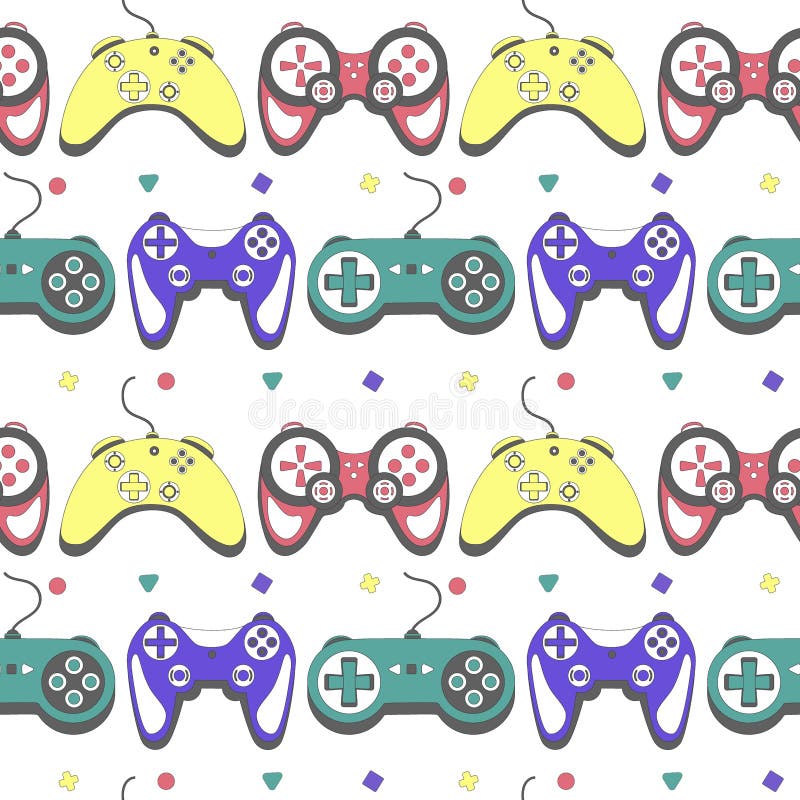 Retro Controller Pattern Stock Illustrations – 1,108 Retro Controller ...