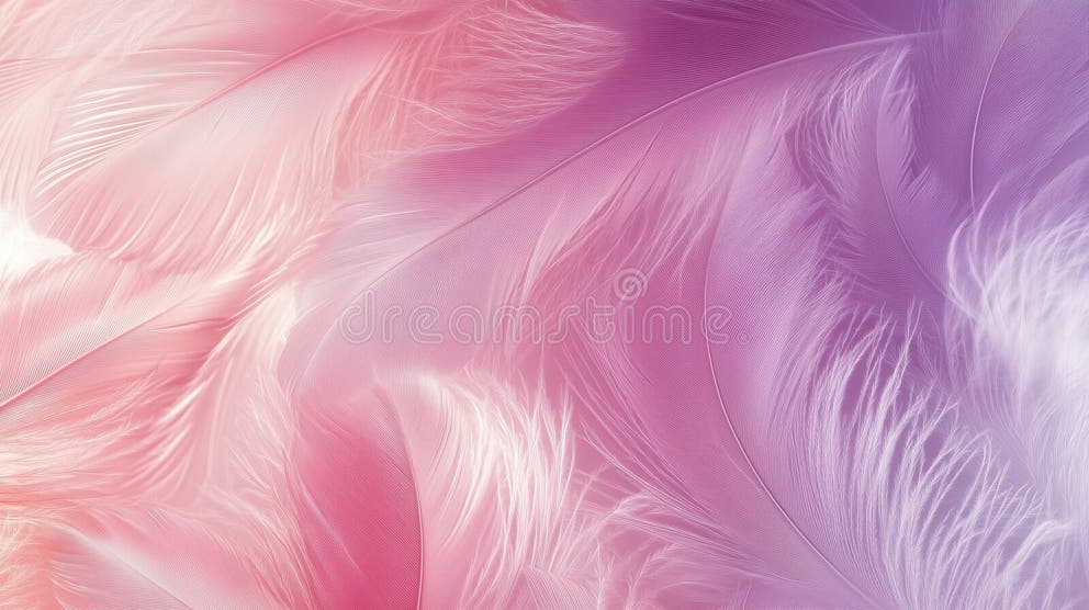 Seamless Pattern with Gentle Feather Texture. Stock Photo - Image of ...