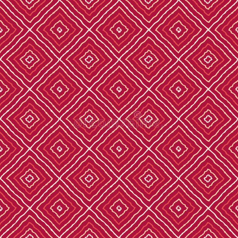 Seamless Pattern with Geometric Elements in Tribal Style. Prehistoric ...
