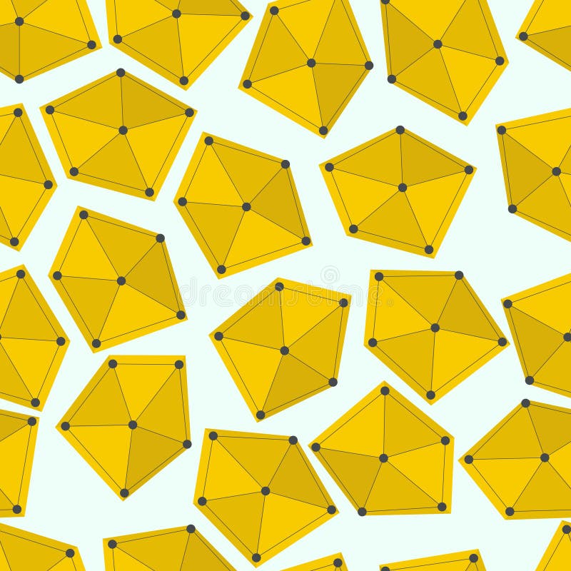 Seamless Pattern with Geometric Figures. Vector Stock Illustration ...