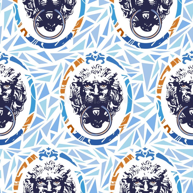 Seamless Pattern. Geometric Figures. Vector Design Stock Vector ...