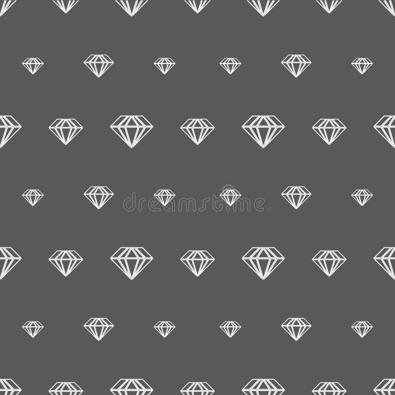 Seamless Diamond Pattern with Golden Border Stock Vector - Illustration ...