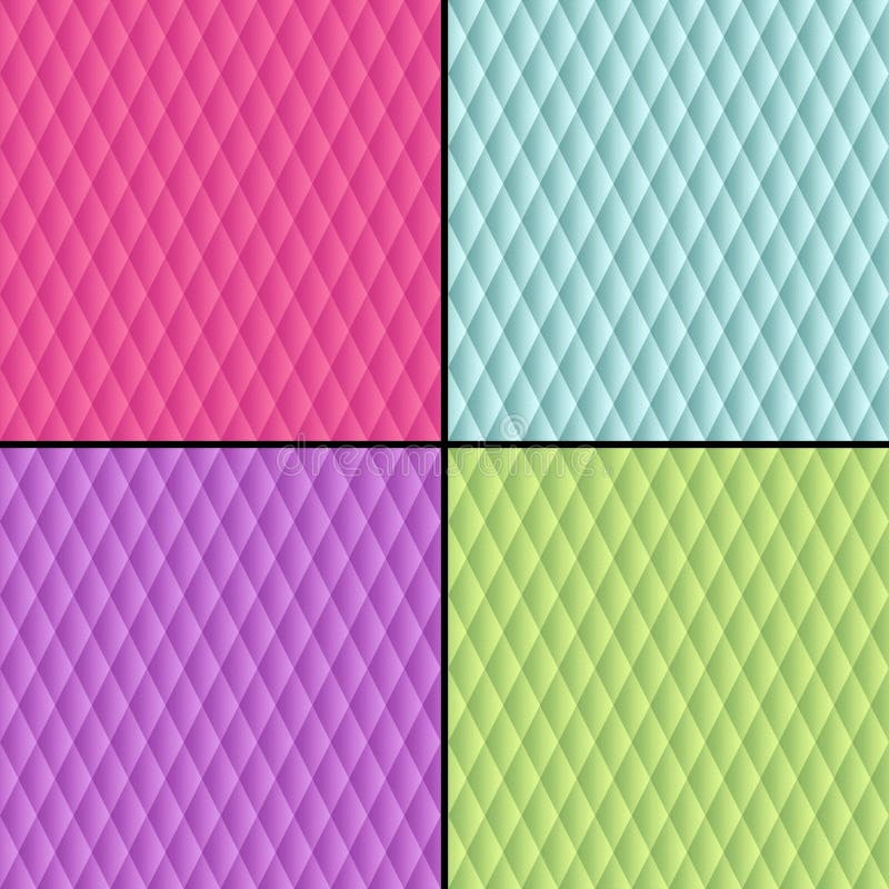 Seamless Pattern Geometric Paper Textures Stock Illustration ...