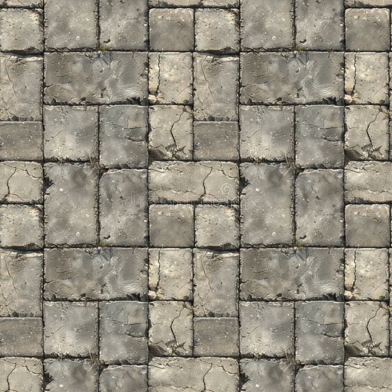 Seamless Pattern of Pavement Texture. Stock Illustration - Illustration ...